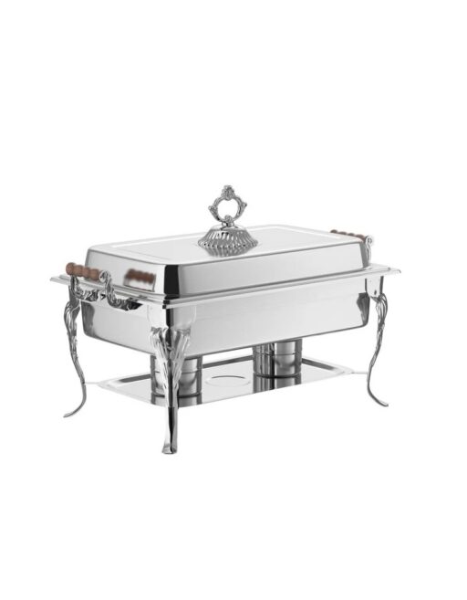 Chafer - 8 qt Rectangular Royal Crest | RSVP Party Rentals