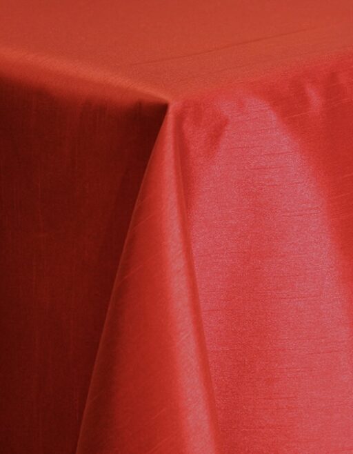 Red Shantung | RSVP Party Rentals - Linen