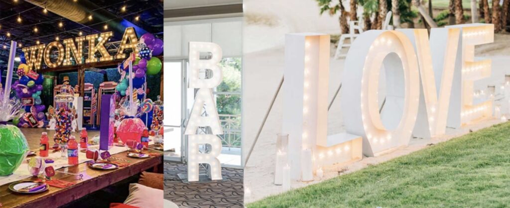 Decor at RSVP Party Rentals