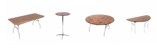 Tables at RSVP Party Rentals