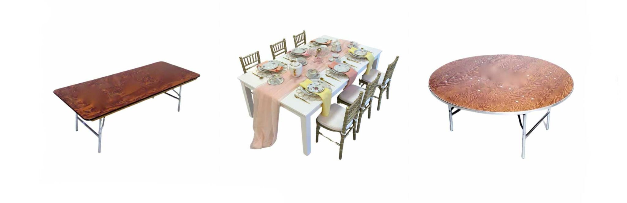 Tables at RSVP Party Rentals